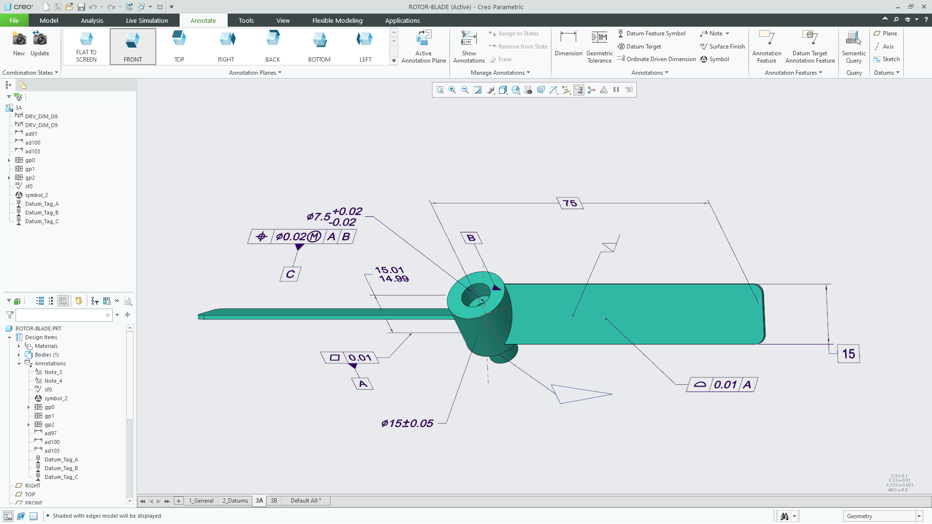 Configure a Model Based Definition Part | tutorial | Playlist | PTC Learning Connector